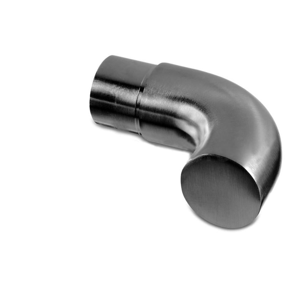 Q-Railing 90-Degree Round Profile End Scroll 1.5" Diameter