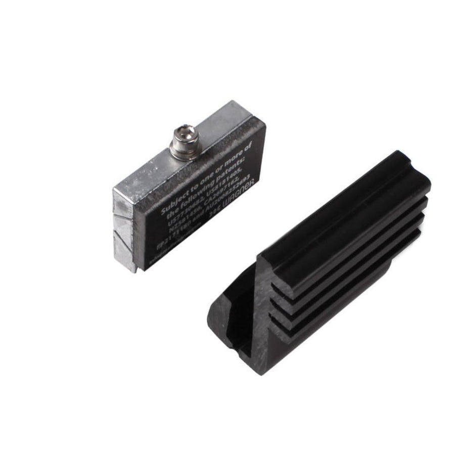 Q-Railing Black Panel Grip Mount - Secure Your Panels