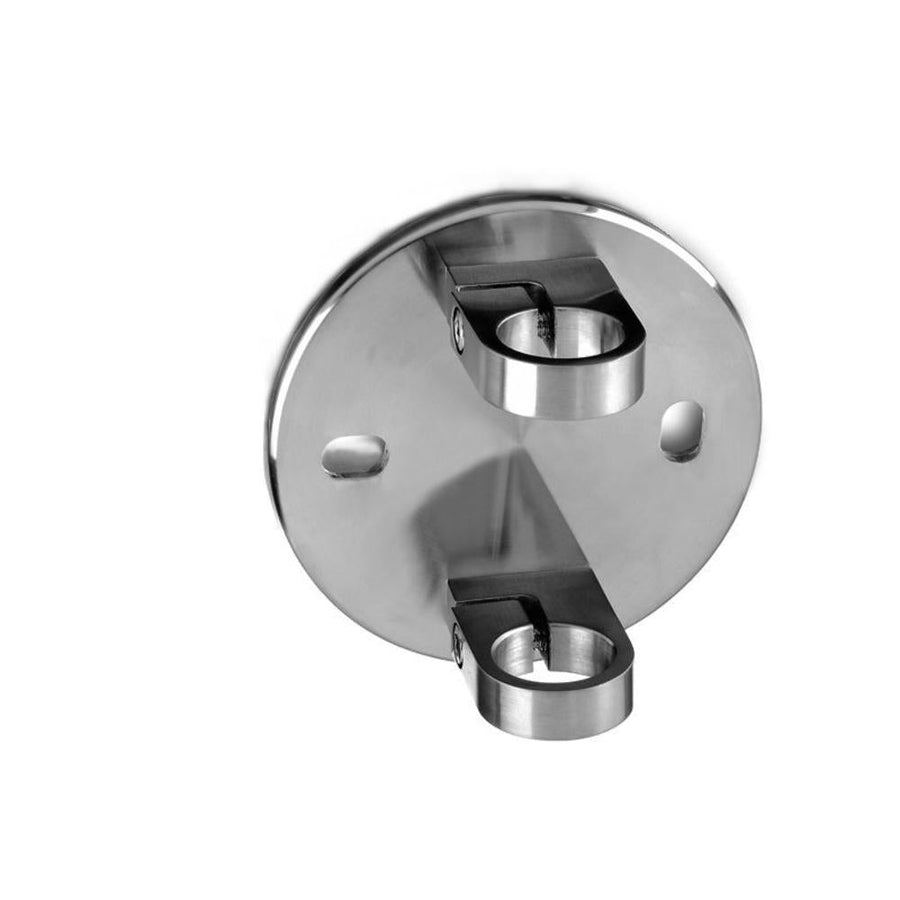 Q-Railing Fascia Mounted Baluster Bracket - Round Profile
