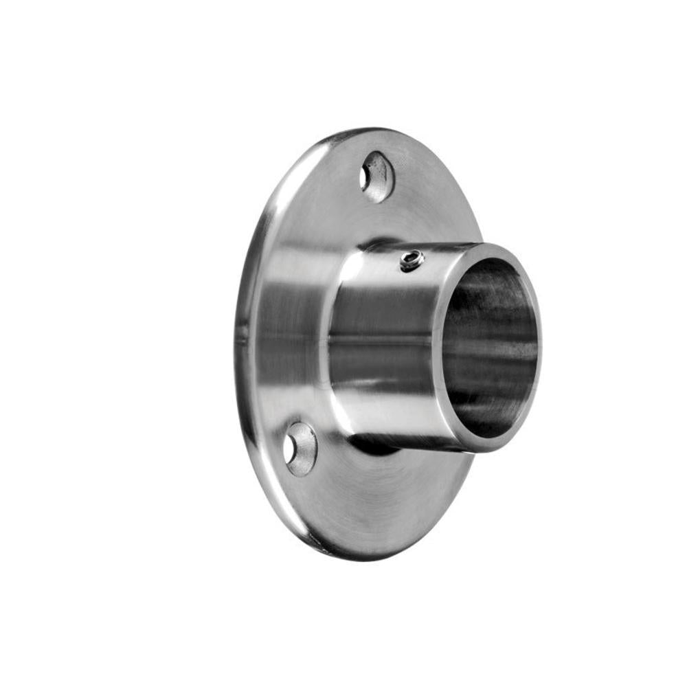 Q-Railing Round Profile Hand Rail Wall Flange - 1-1/2 Inch