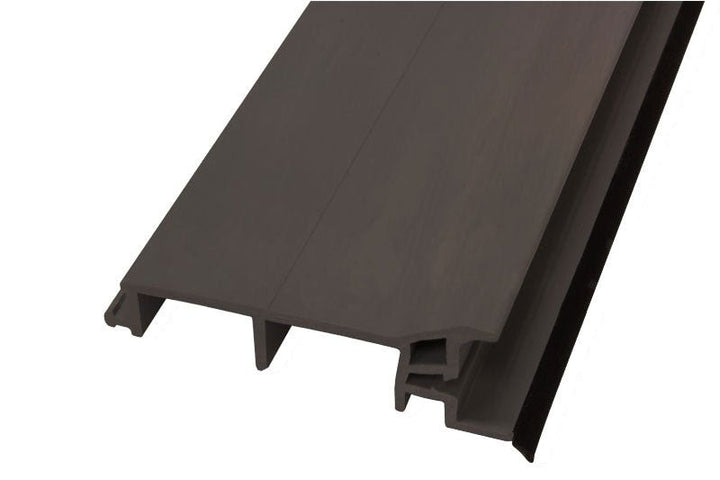 Brown Residential Vinyl Door Threshold - 2x6 Wall Entry Sill