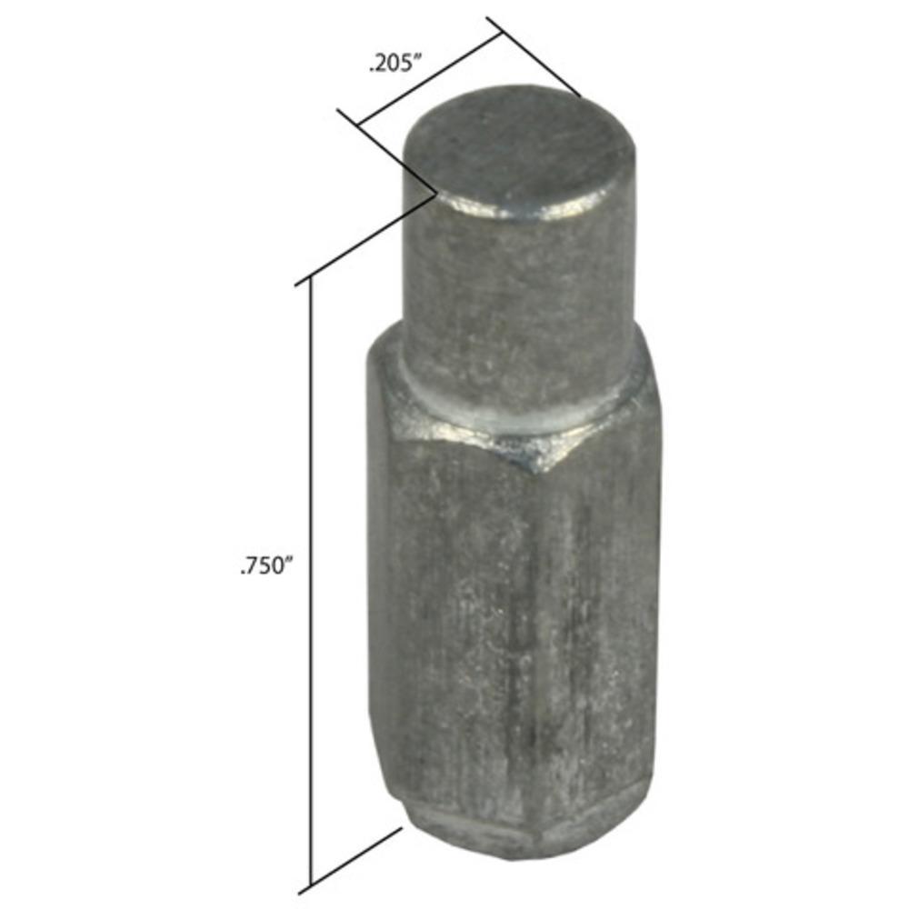 Replacement Hex Hinge Pin for Swinging Screen Door Hardware