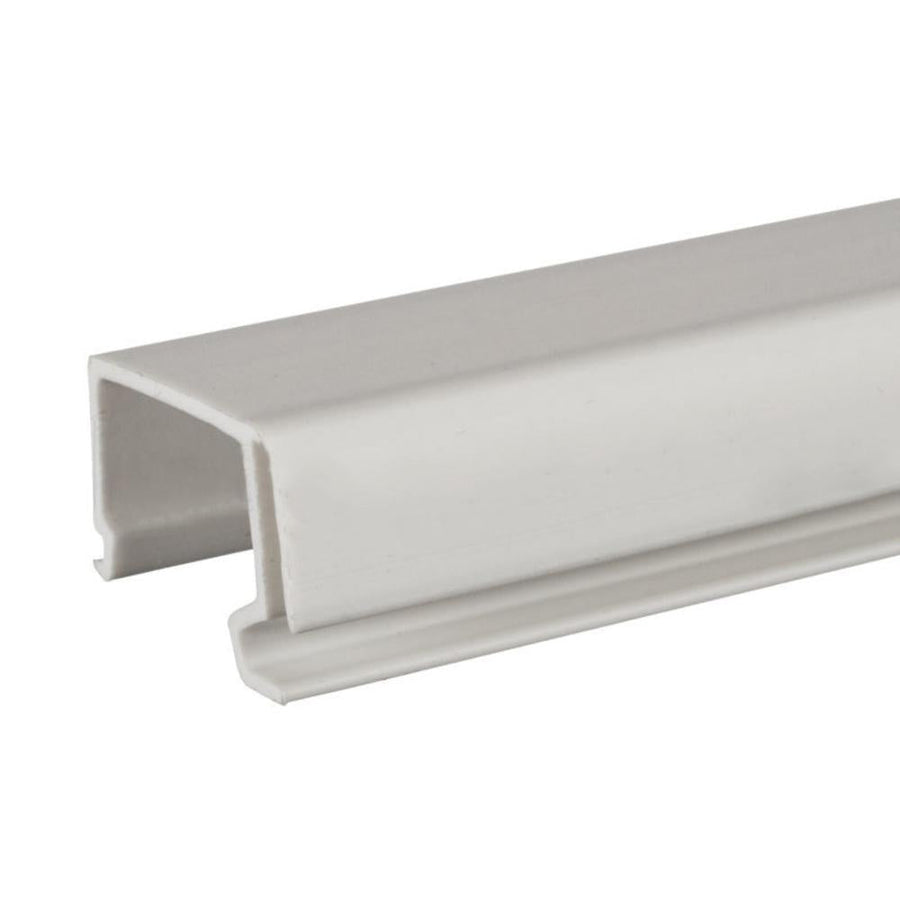 Residential Swinging Screen Door Snap-In Channel, White
