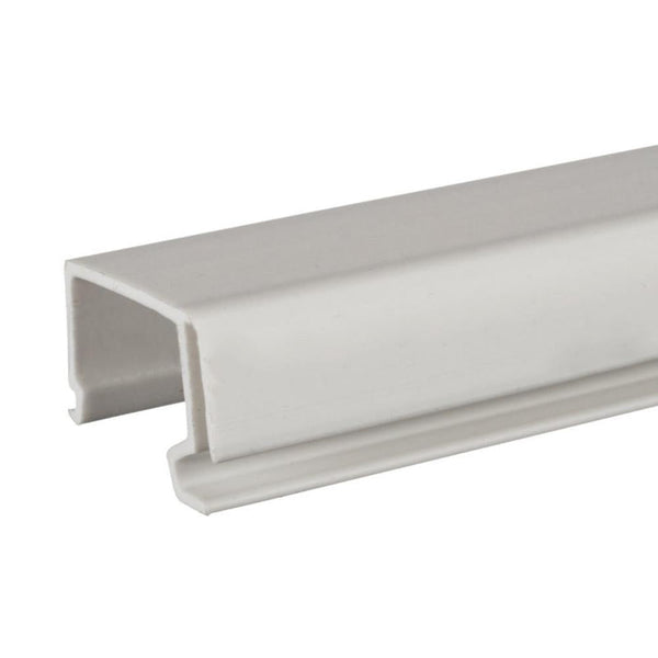 Residential Swinging Screen Door Snap-In Channel, White