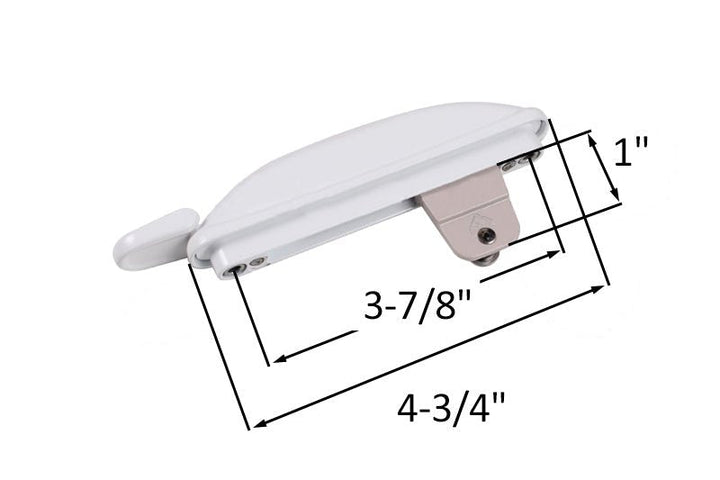 Roto Multi-Point Pro Lock Handle - Casement Window Hardware