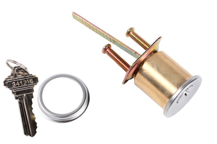 Satin Aluminum Commercial Door Hardware Cylinder with Key