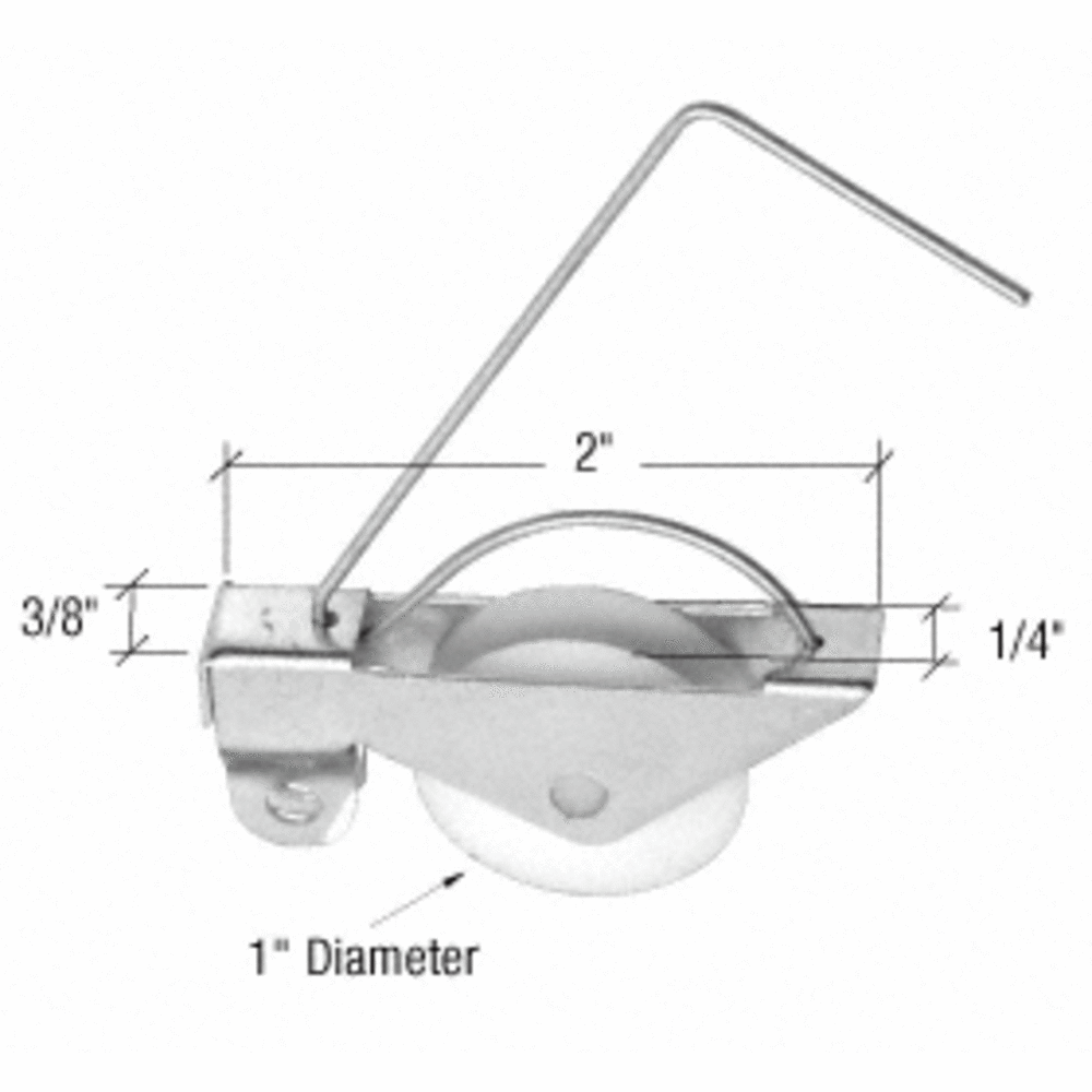Sliding Patio Screen Door 1" Nylon Spring Tension Roller | Reflect ...