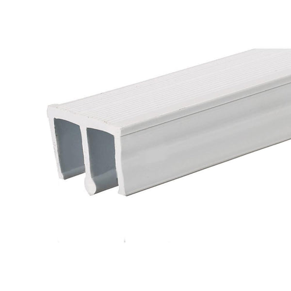Showcase Upper Track for Sliding Doors - Fits 3/16" Material