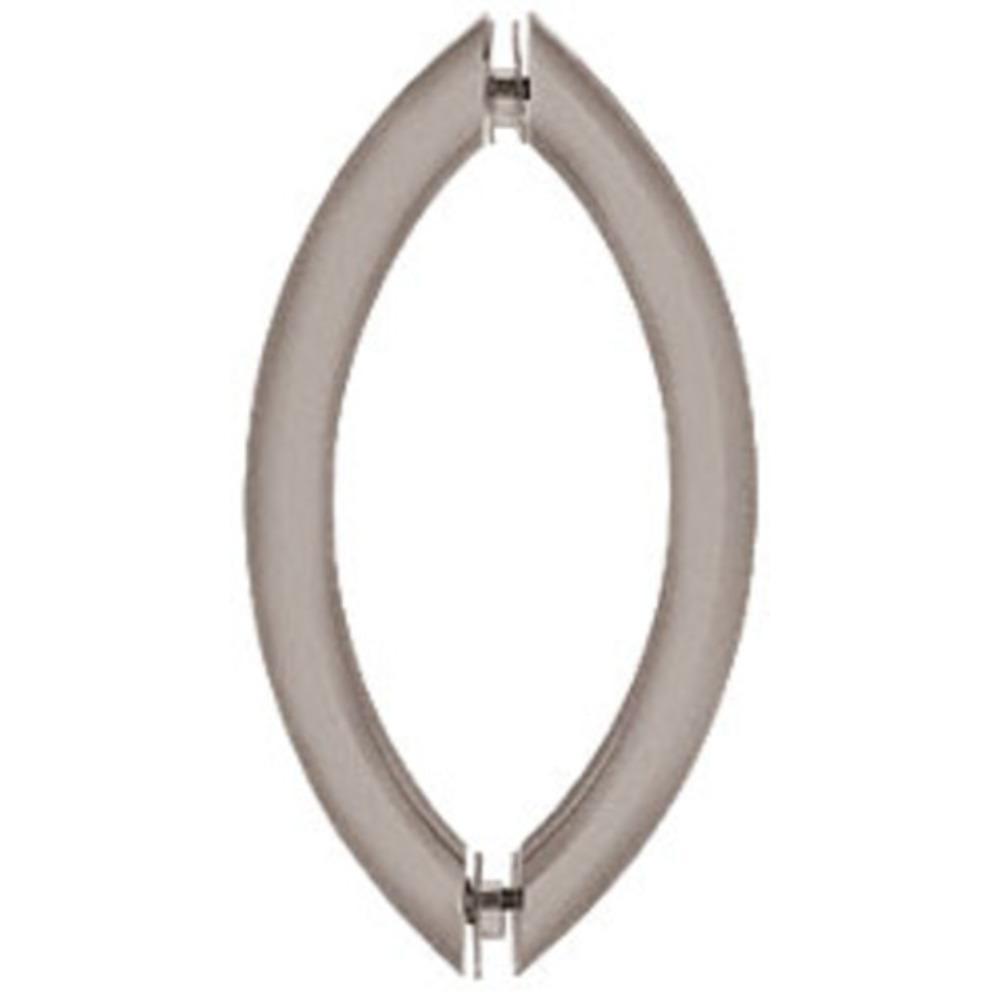 8-Inch Crescent Style Back-to-Back Shower Door Hardware