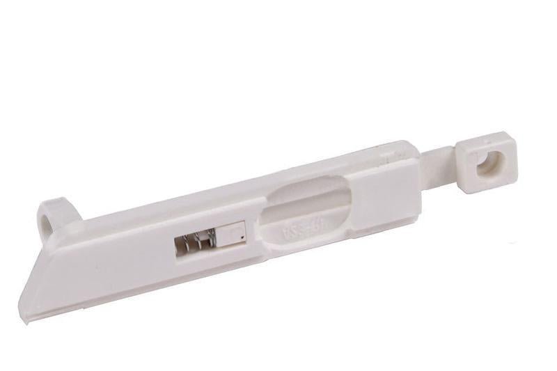 Single Hung Sliding Window 4-3/16" White Tilt Latch Left