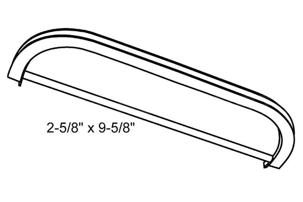 Sleek Black Mail Slot - Commercial Door Hardware for Metal