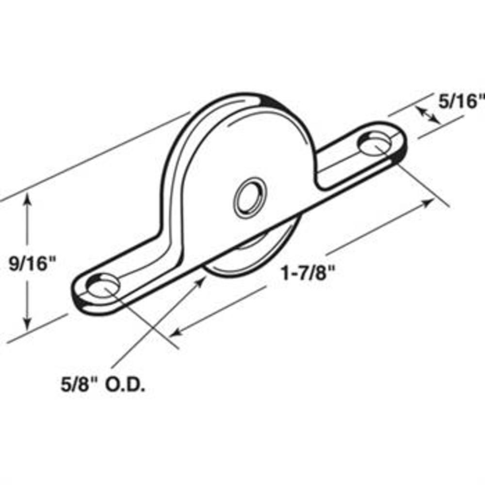 Steel Ball Bearing Roller for Closet & Wardrobe Doors
