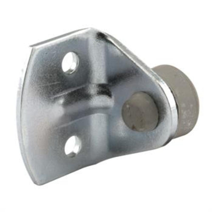 Sliding Glass Door L Bracket Bumper - Steel with Rubber Stop