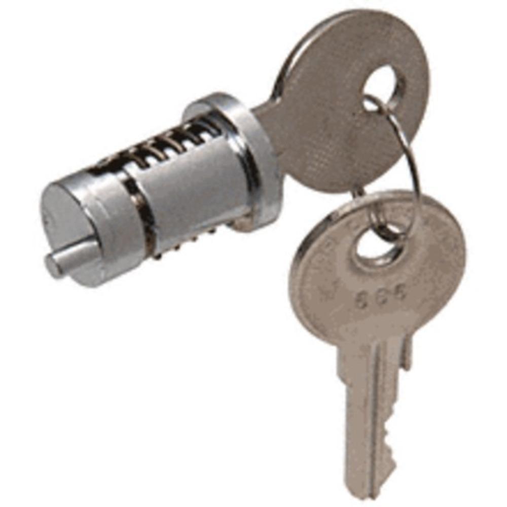 Sliding Patio Door Cylinder Lock - 1-1/8" to 1-1/4" Fit