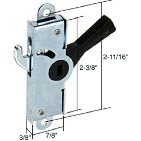 Residential Sliding Patio Door Internal Lock - 2-11/16" Hole