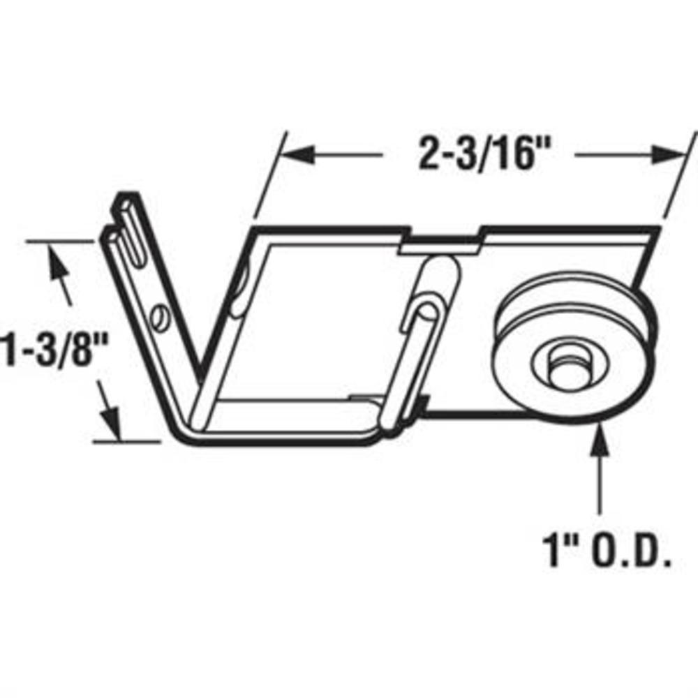 Sliding Screen Door Roller - Steel Ball Bearing Replacement