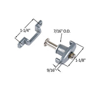 Sliding Patio Screen Door Latch Set With 1-1/4 Screw Ho