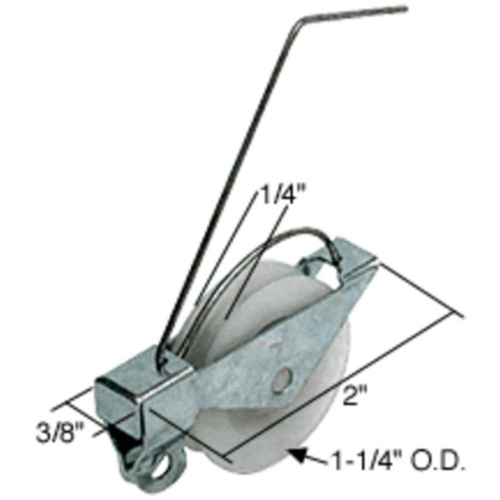 Nylon Sliding Screen Door Roller - Spring Tension Replacement