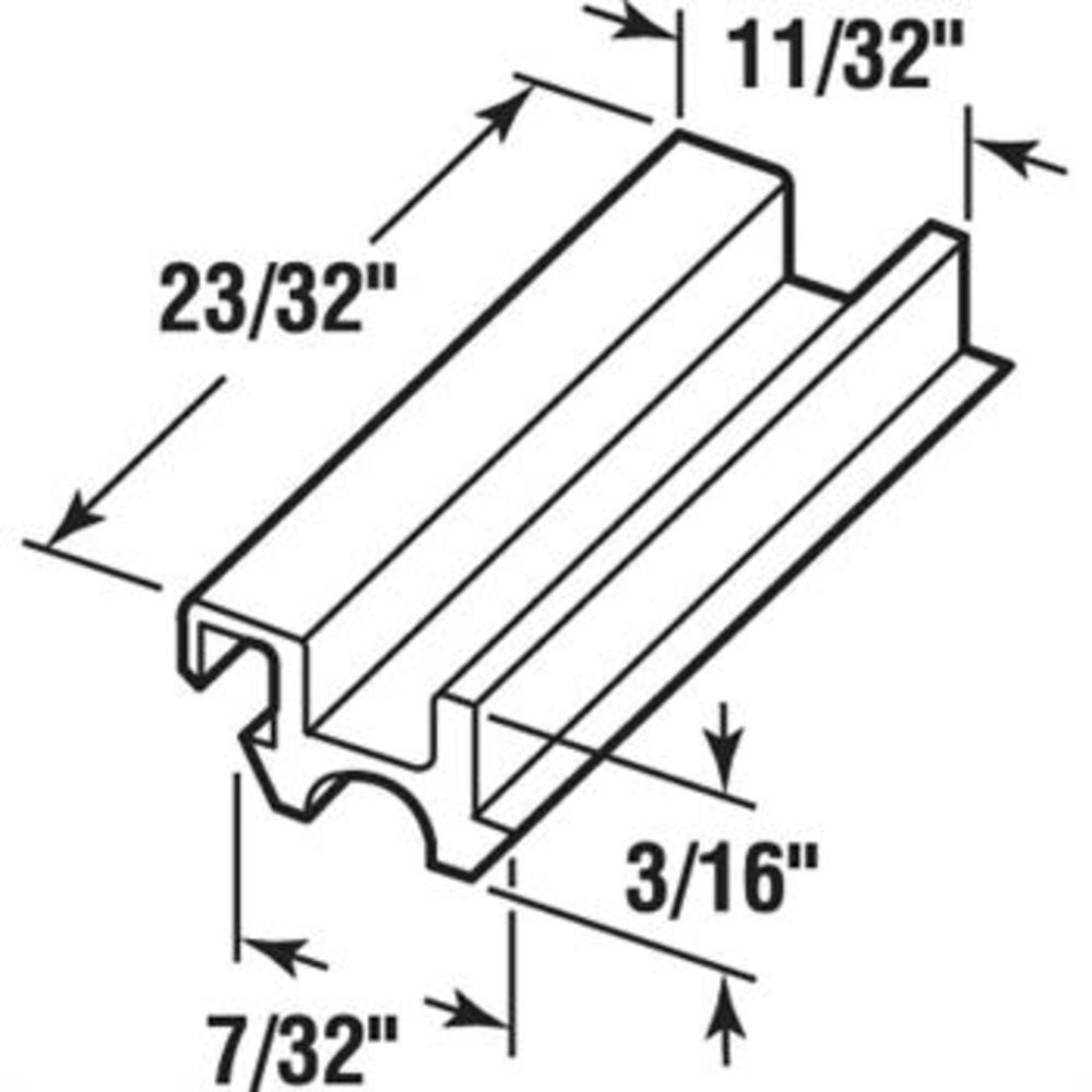 Nylon Bottom Guide for Alenco Residential Sliding Windows