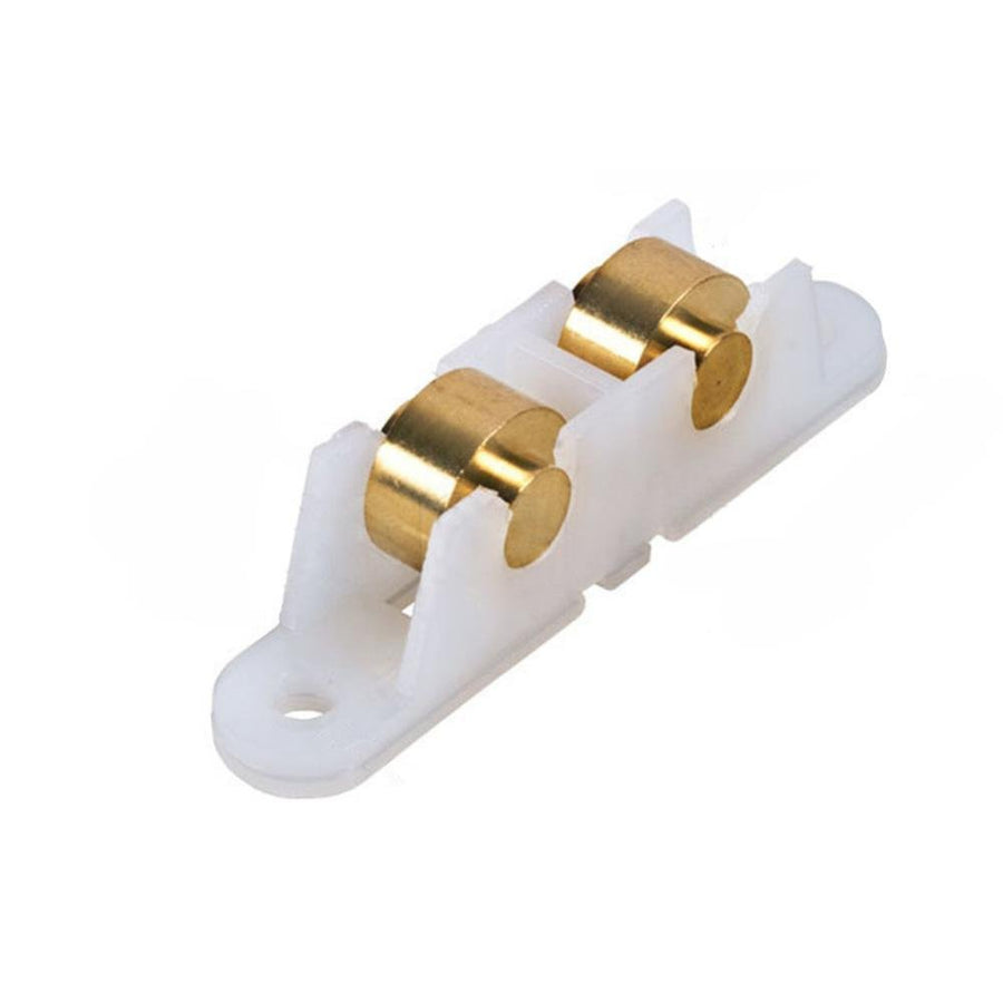Residential Sliding Window Brass Roller - Flat Edge Tandem