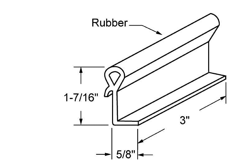 Sliding Window Fixed 3" Black Panel Holder for Stability