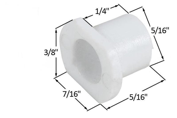 Sliding Window White Drain Plug - Durable & Easy to Install