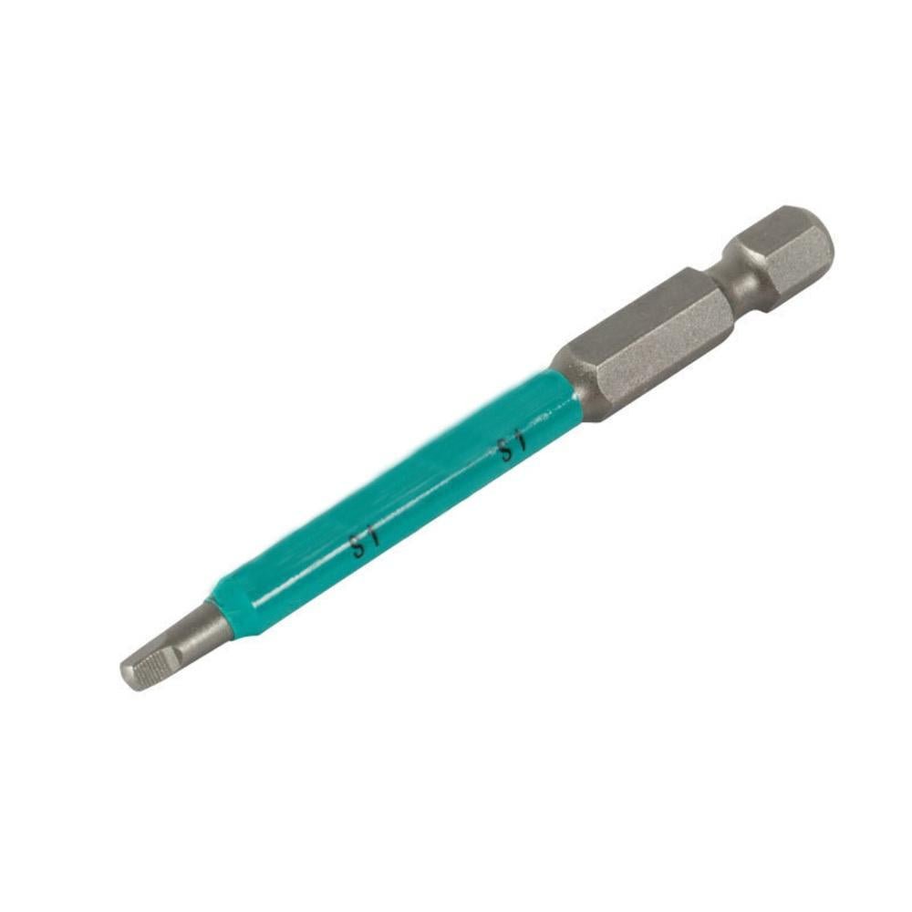 Square Driver Bit No. 1, 1/4" Shank, 2-3/4" Long