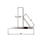Truth Window Hardware - 14.17 Concealed Hinges for Casement