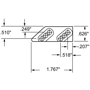 Truth Hardware 1/2 Adjustable Right Hand Keeper for Max