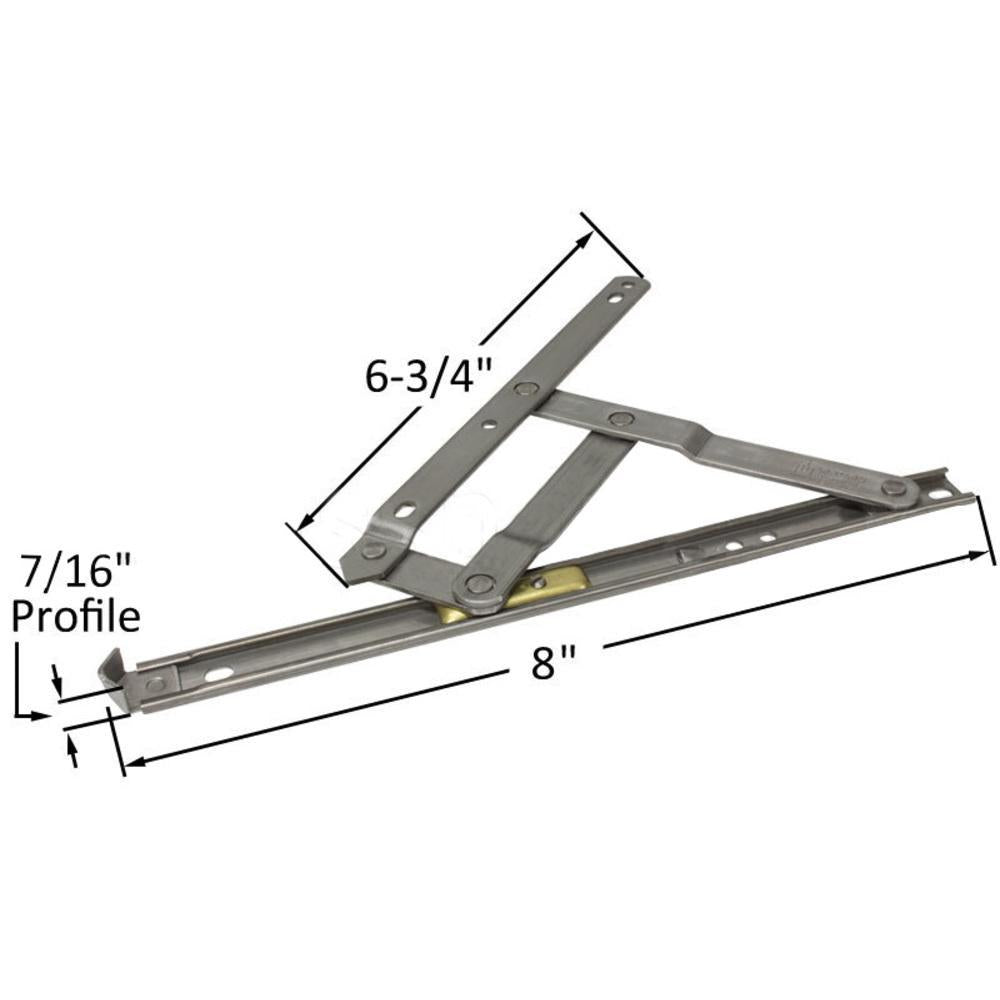 Truth Window & Door Hardware 4-Bar Awning Hinges Set