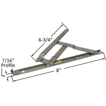 Truth Window & Door Hardware 4-Bar Awning Hinges Set