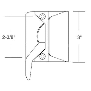 Truth Window Hardware - Right Hand EntryGard Sash Lock Black