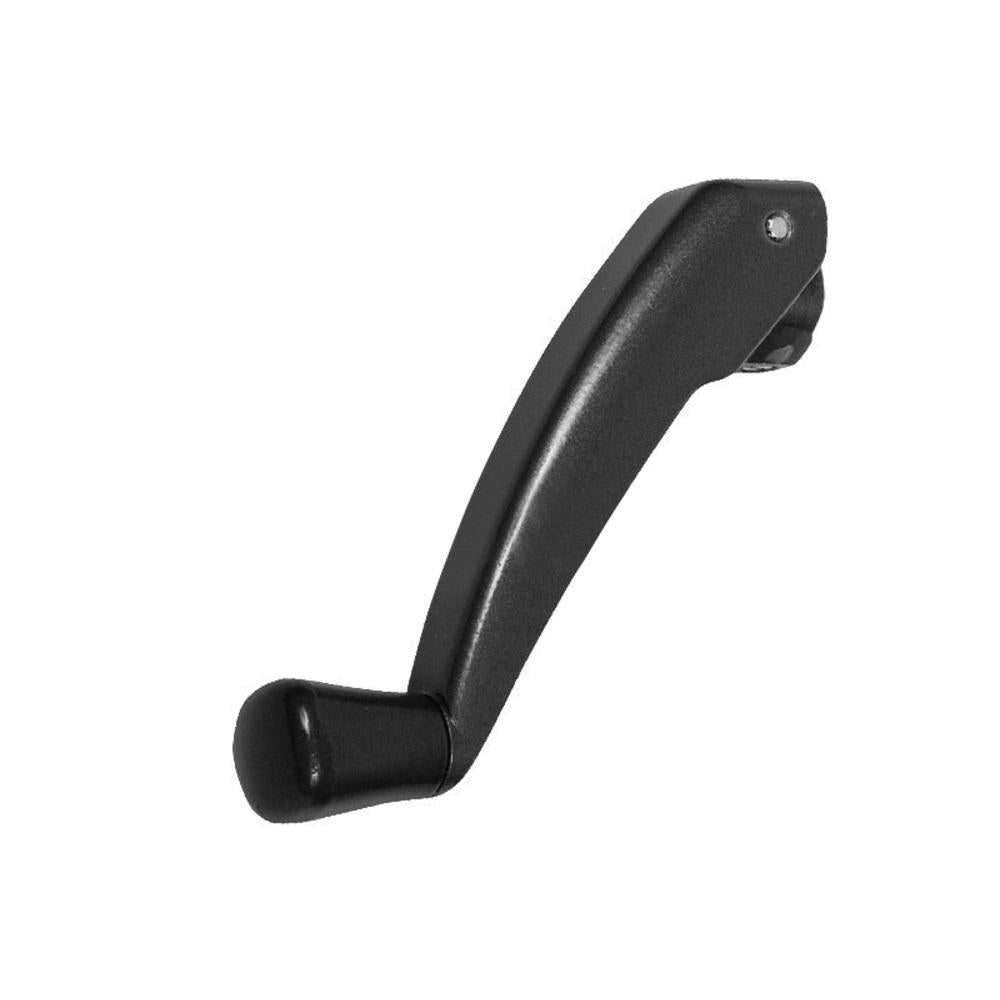 Truth Window Hardware Black Folding Crank Handle 5/16 Spline