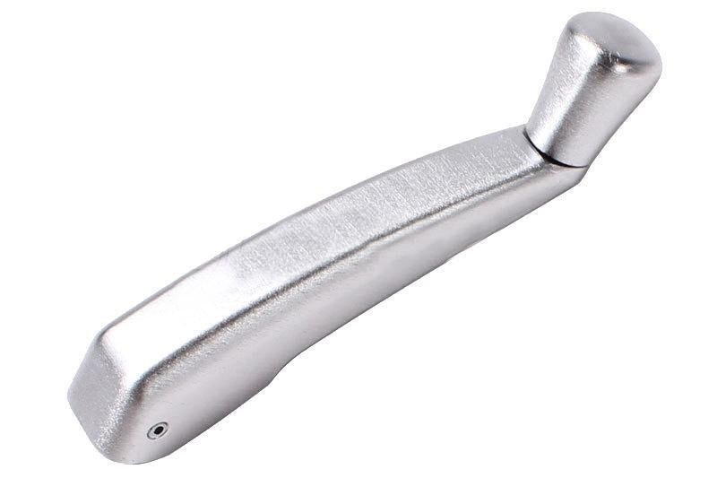 Truth Window Hardware - Brushed Nickel Folding Crank Handle