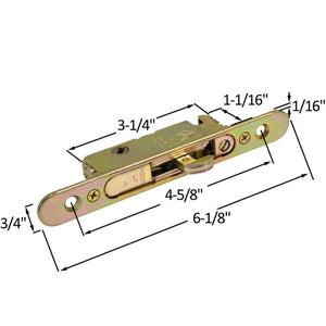 Truth Sliding Glass Door Hardware - Mortise Lock Replacement