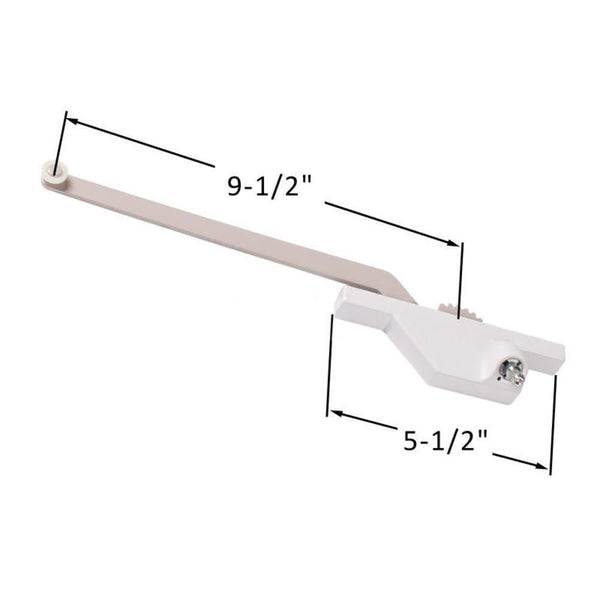 Truth Window Hardware - White Right Hand Casement Operator