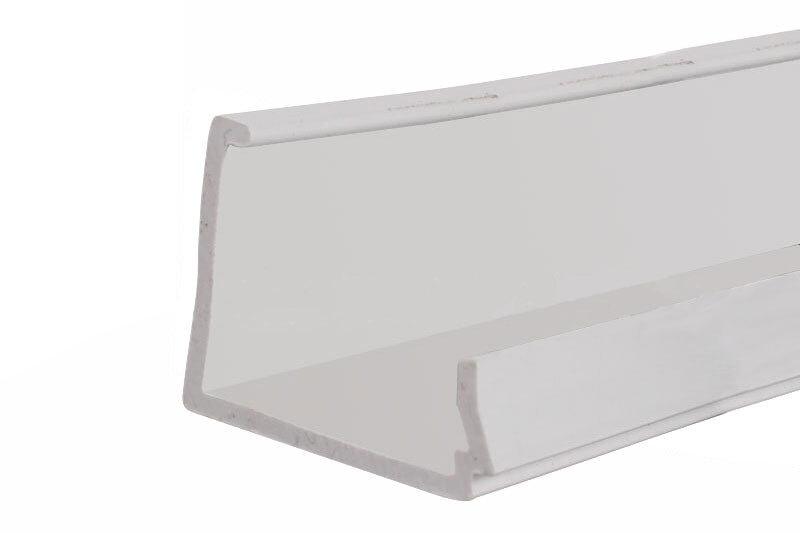 Vinyl Window Trim - Double Glazed Stops - White 3/4" x 7/8"