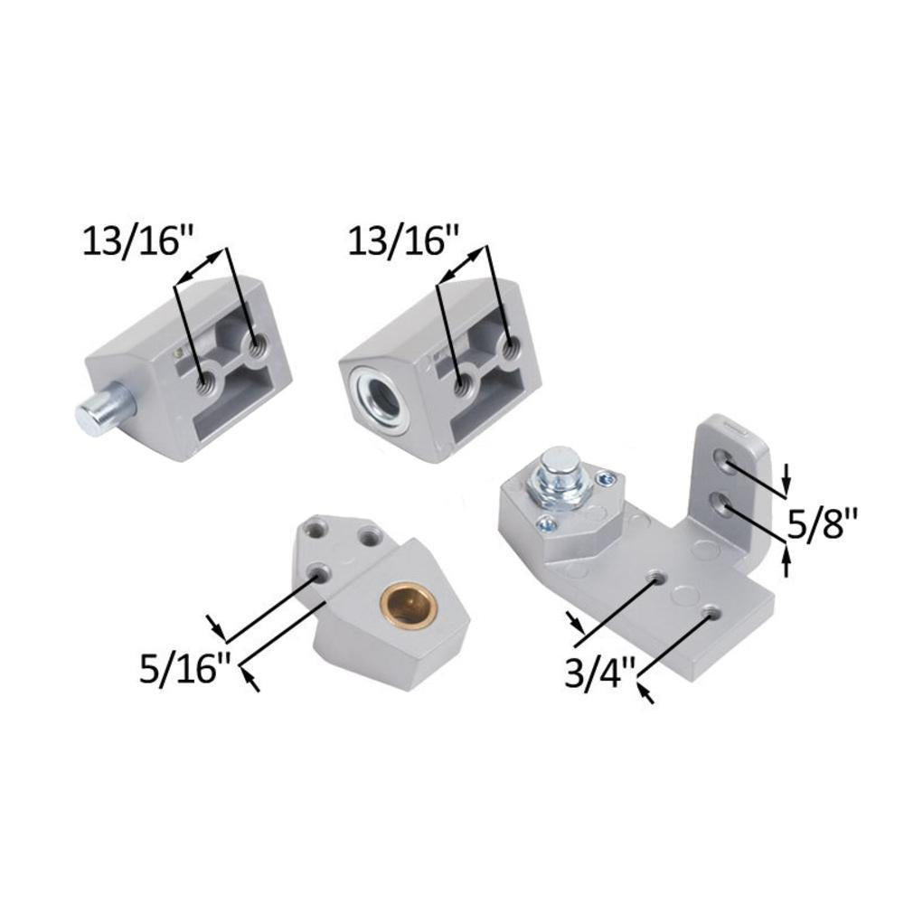 Vistawall Commercial Aluminum Storefront Door Pivot Set