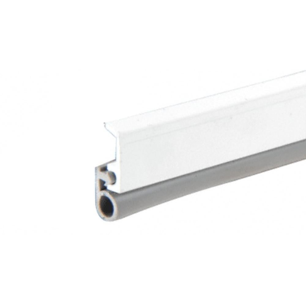 Door Jamb White 36 x 84 Vinyl Bulb Seal Weatherstrip
