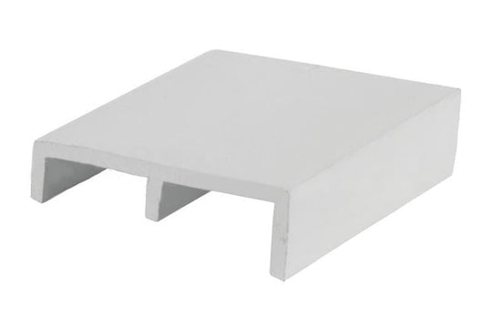 White Window Riser Block for Smooth Sliding Windows
