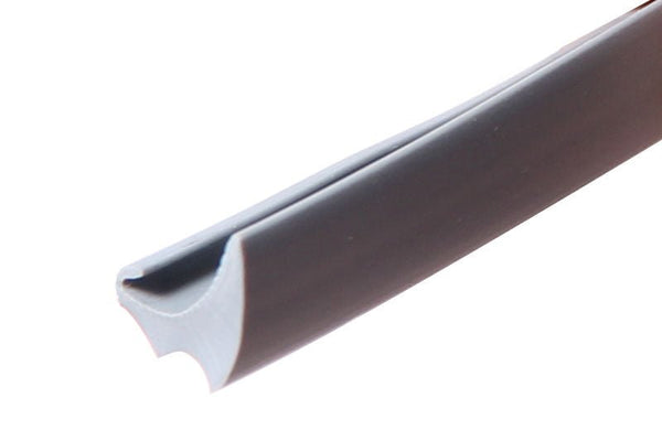 Gray Glazing Spline - Rubber Retainer for Windows & Glass
