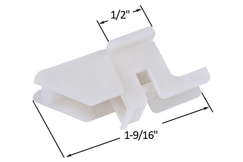 Window Sash Balance 1-9/16" Length Bottom Guide
