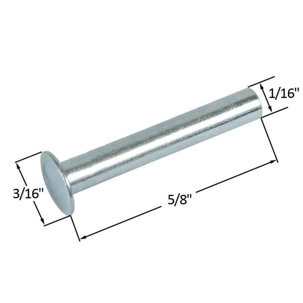 Sash Balance Rivets 5/8" x 1/16" - Sliding Window Hardware
