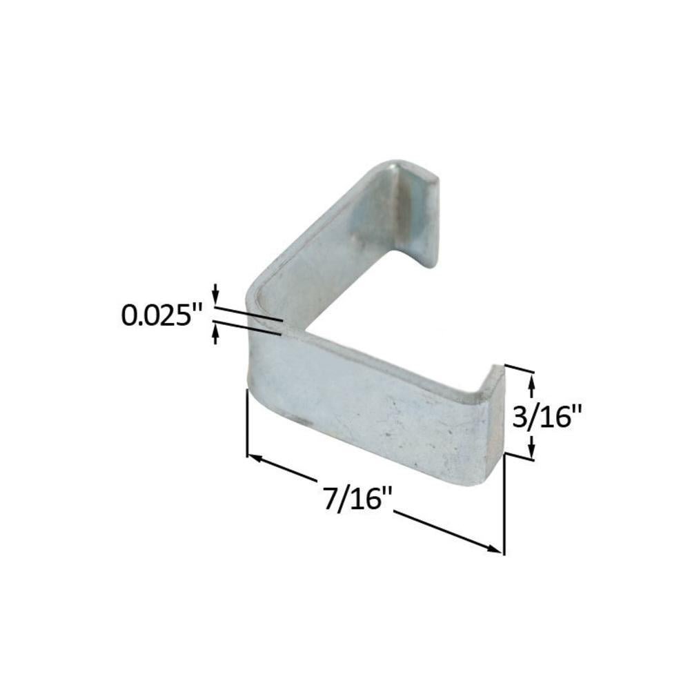 Residential Sliding Window Hardware - Sash Corner Clip 7/16"