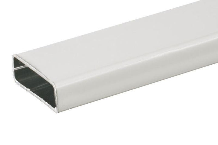White Aluminum Window Screen Brace Bar 12' Support 1/4 x 5/8