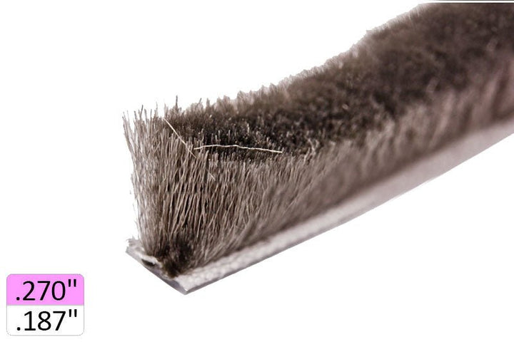 Pile Weatherstripping - 3/16” Backing for Doors & Windows