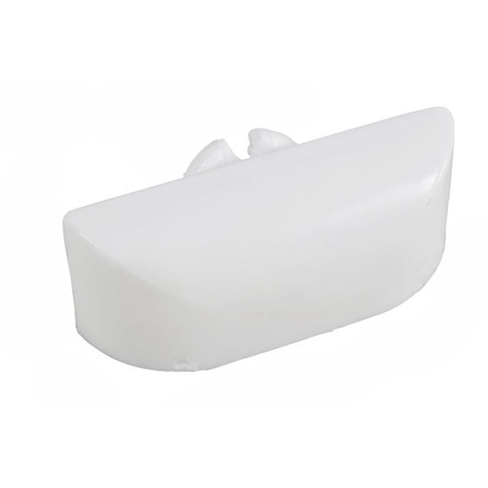 White Plastic Cover for Residential Sliding Window Hardware
